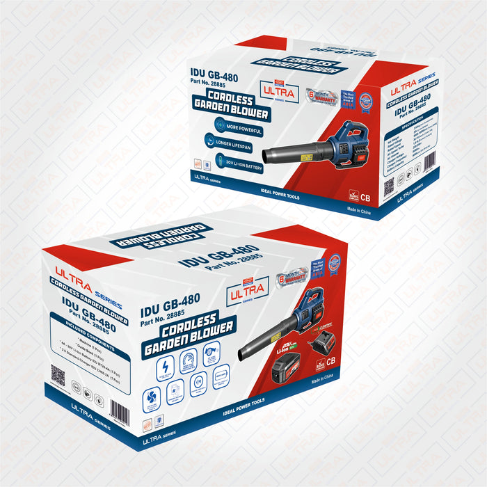 Buy Ideal Ultra GB-480 20V Cordless Leaf Blower Kit| Ideal Power Tools